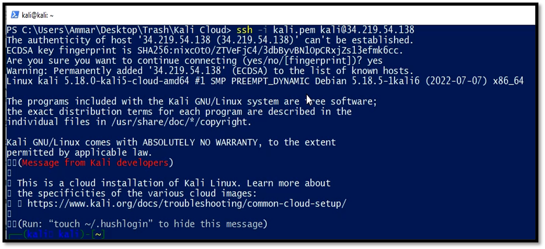 Free Kali Machine in Cloud with GUI (AWS) - CavemenTech - Demystifying ...